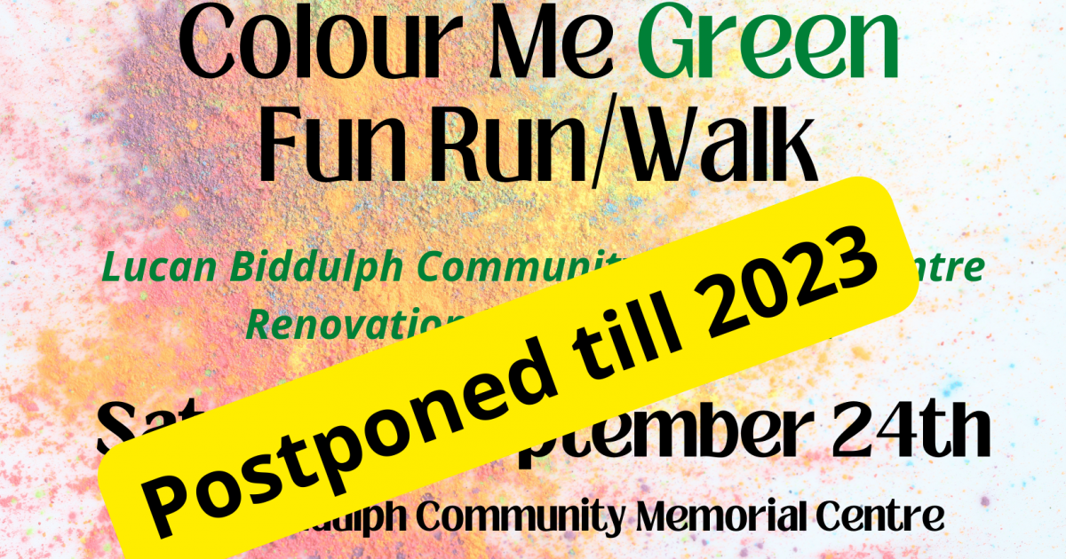 Colour Me Green Fun Run/Walk | Lucan-Biddulph